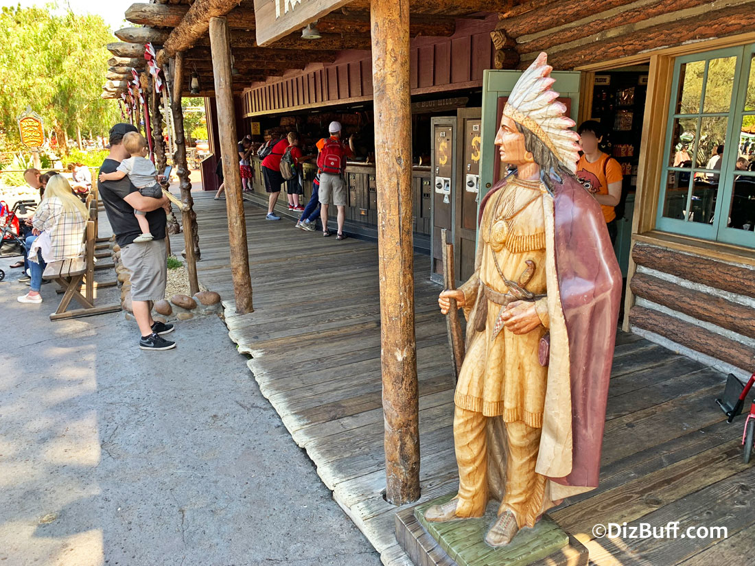 Disneyland Cigar Store Indian On Main Street Usa